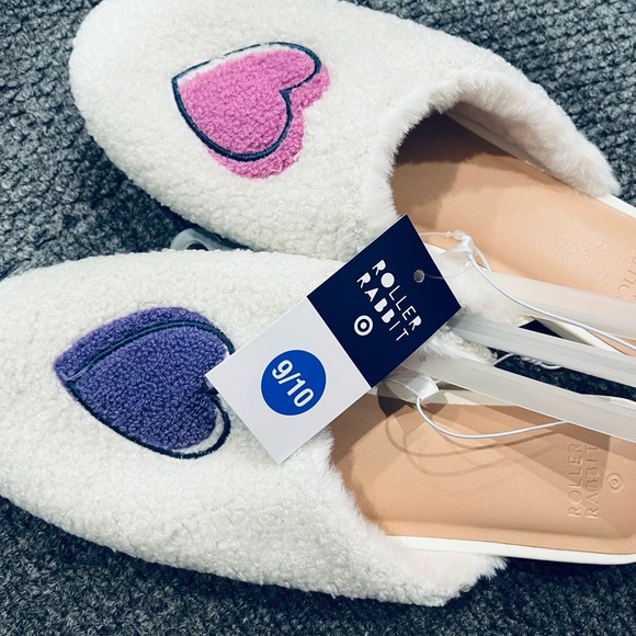 Roller Rabbit | Shoes | Roller Rabbit Cream Slippers With Pink And ...